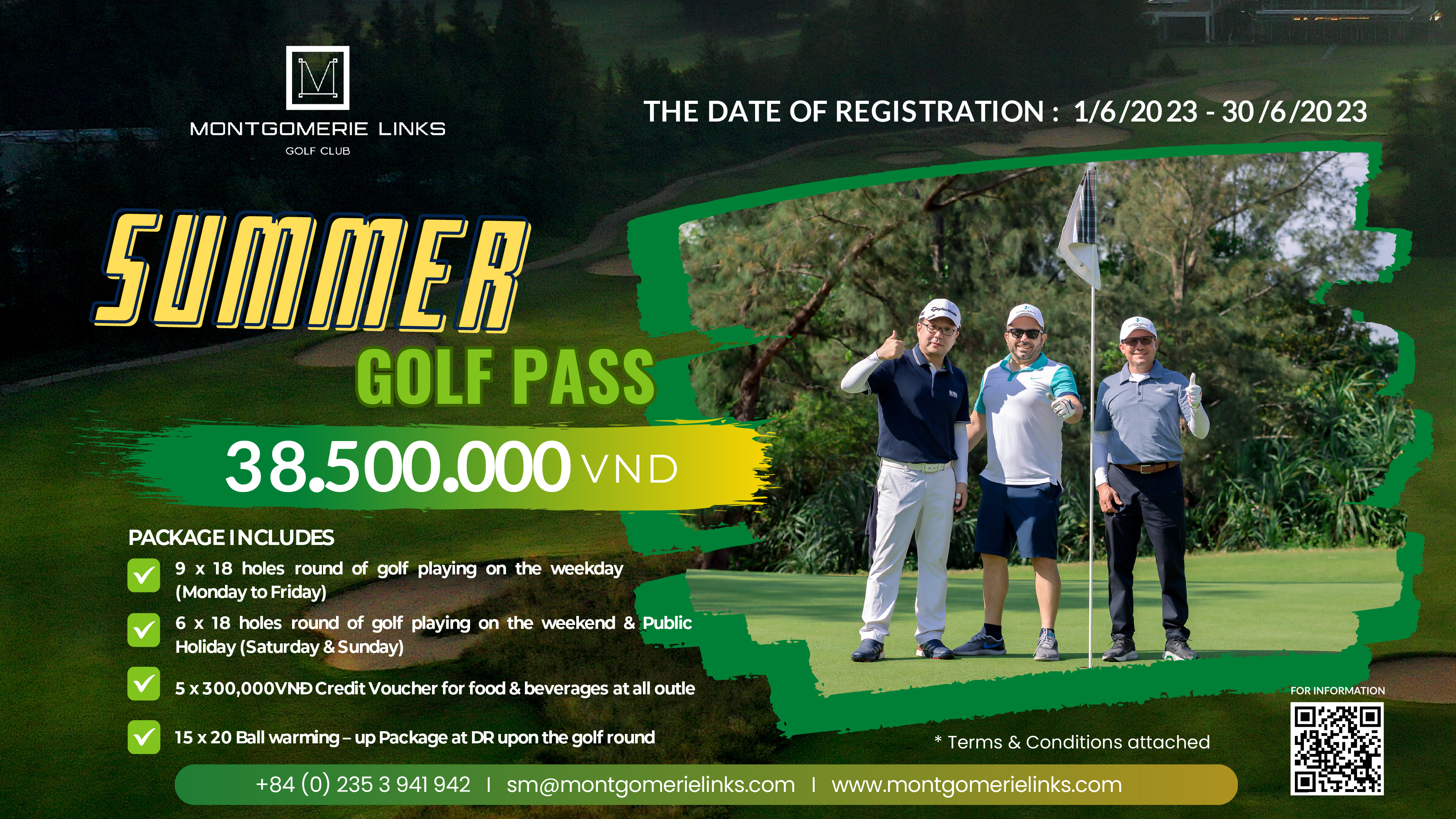 SUMMER GOLF PASS - PRIVILEGED PACKAGE FOR FOREIGNERS - MONTGOMERIE ...